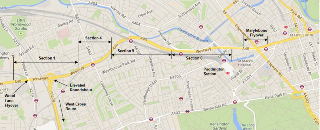 (UK) A40 Westway - Construction Methodology