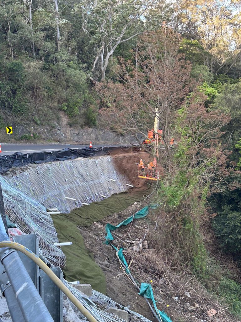 Australia, Cambewarra - Ground Stabilization: Specialized Shotcrete ...